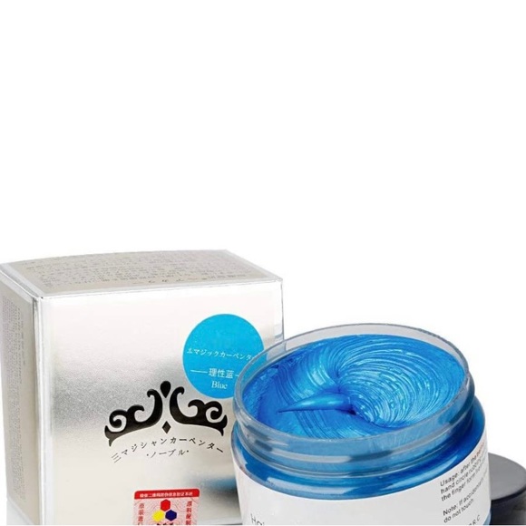 Mofajang | Hair | Mofajang Hair Blue Color Wax Unisex Diy Mud Dye Cream ...